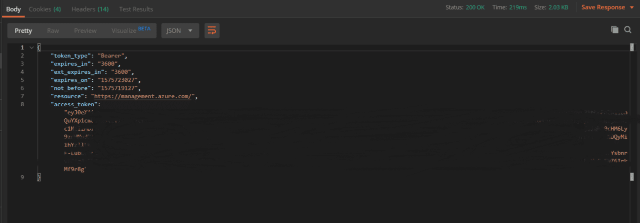 Azure REST API: Create Bearer Token - cloudopszone.com