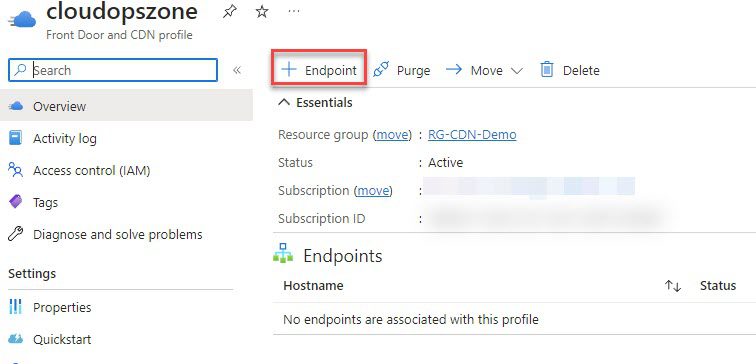 Azure Networking: How to deploy Azure CDN profile - cloudopszone.com