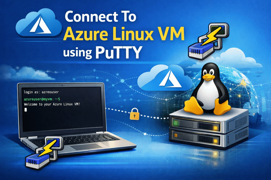 Connect To Azure Linux VM using Putty - cloudopszone.com